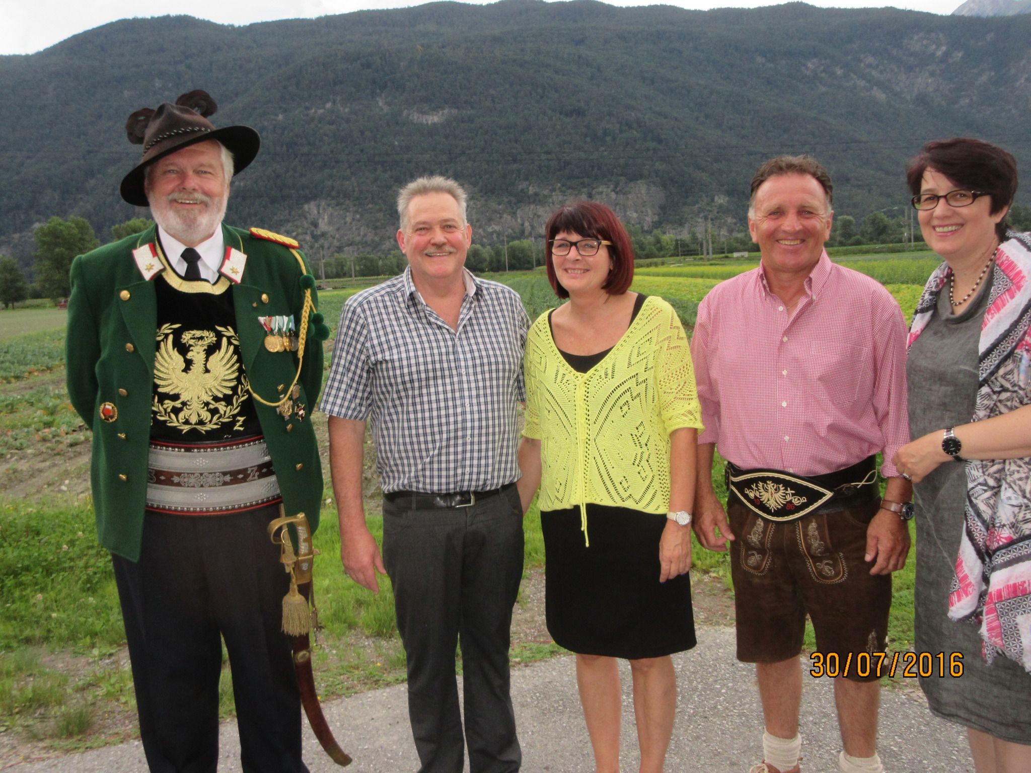 Helmut Bidner, Obmann und Hauptmann der Pollinger Schützenkompanie, ist ...
