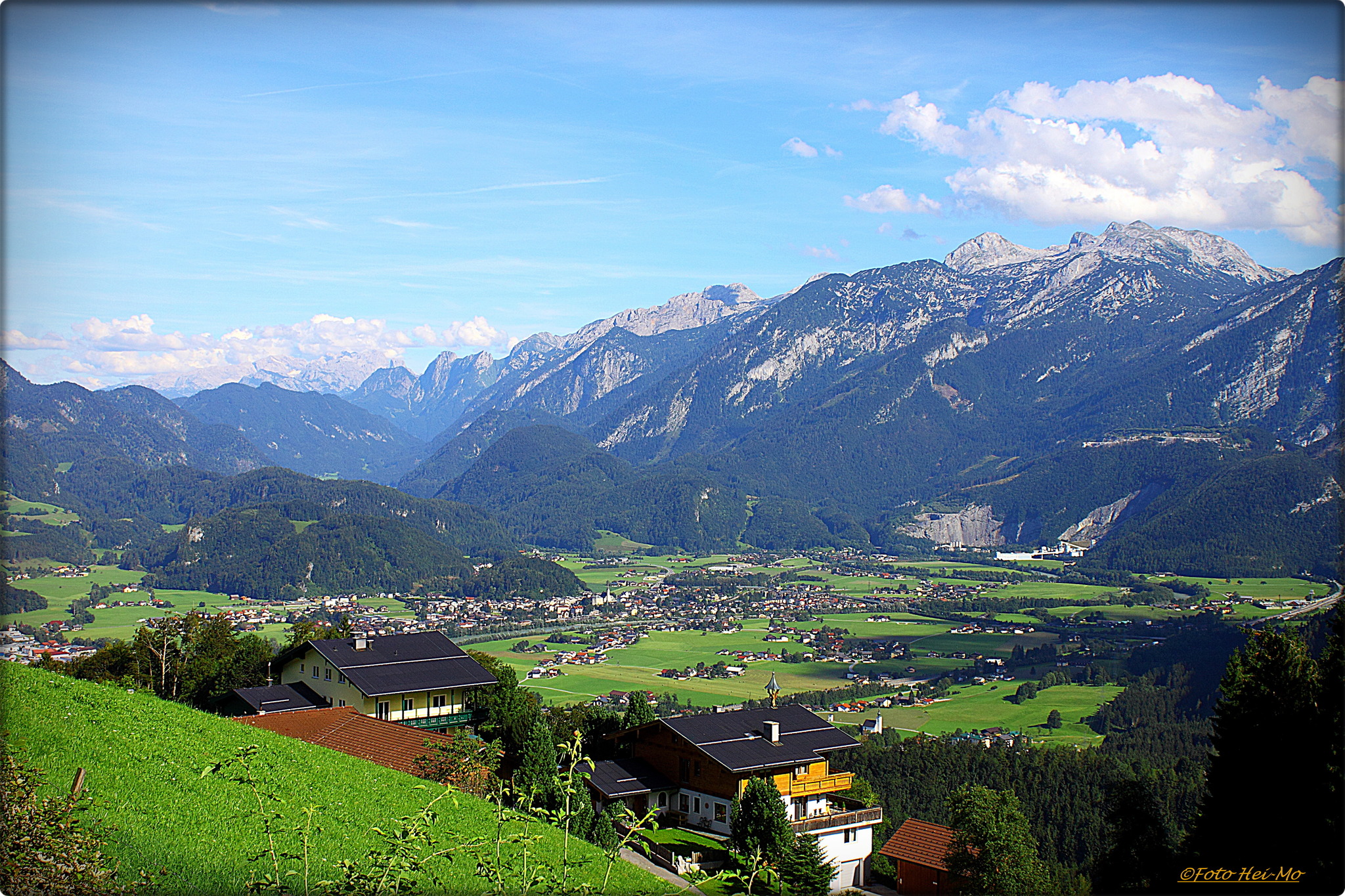 Von der Kühschwalb in Kuchl hat man einen wunderbaren Ausblick - Tennengau