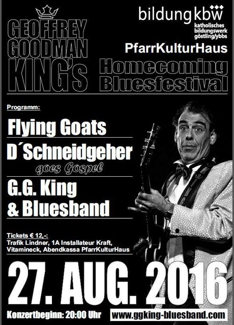 G.G. King & Bluesband in Göstling an der Ybbs - Scheibbs