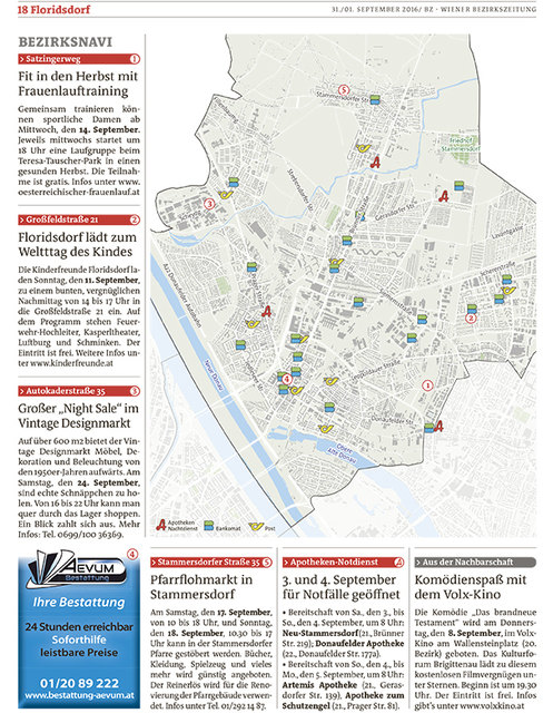 Bezirksnavi Floridsdorf - Floridsdorf