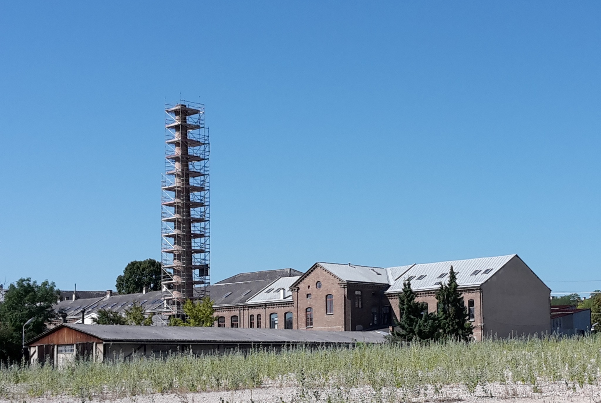 Schlot wird saniert - Liesing