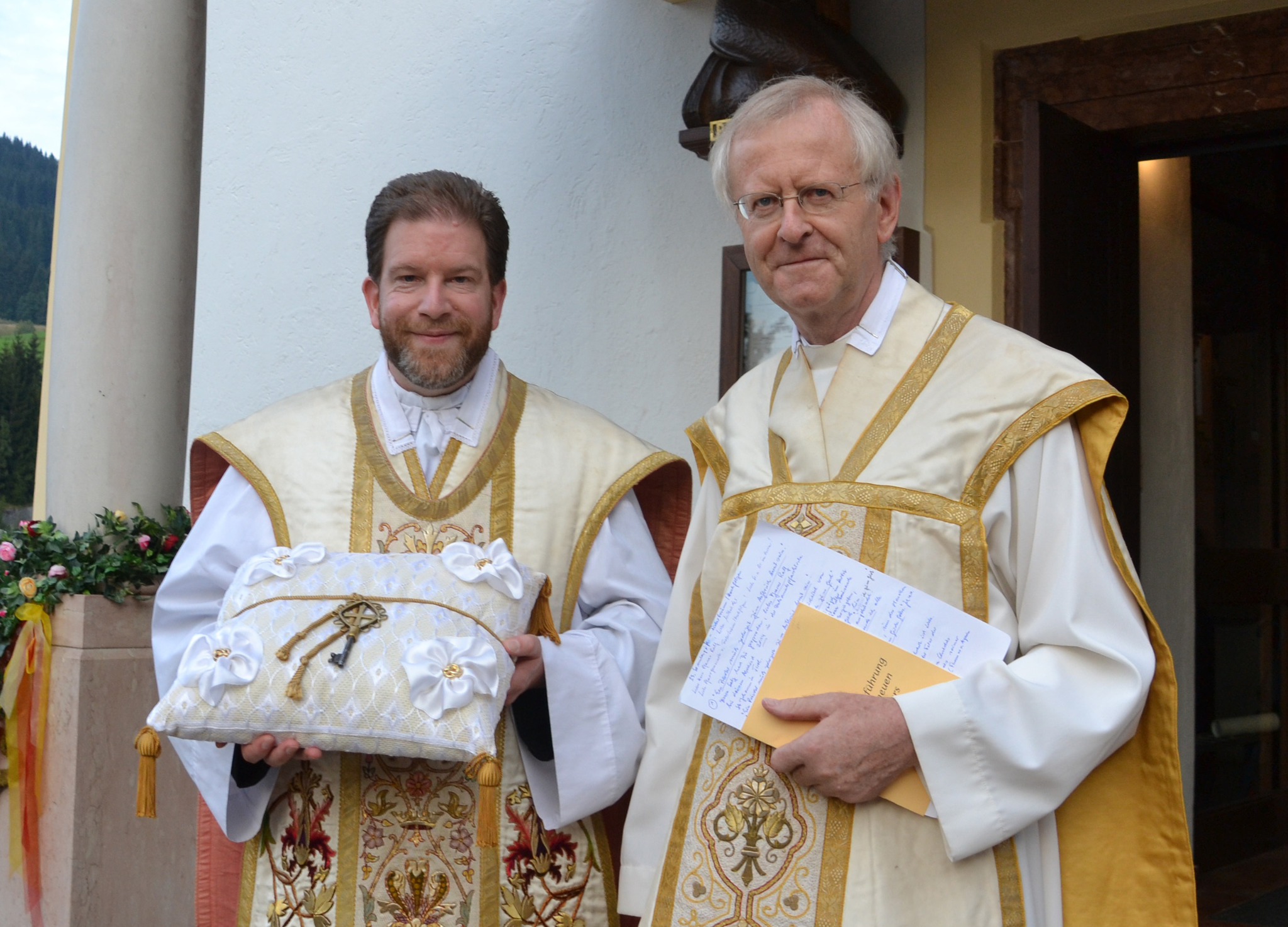 Festlicher Empfang von Pfarrer Ralf Peter - Kitzbühel
