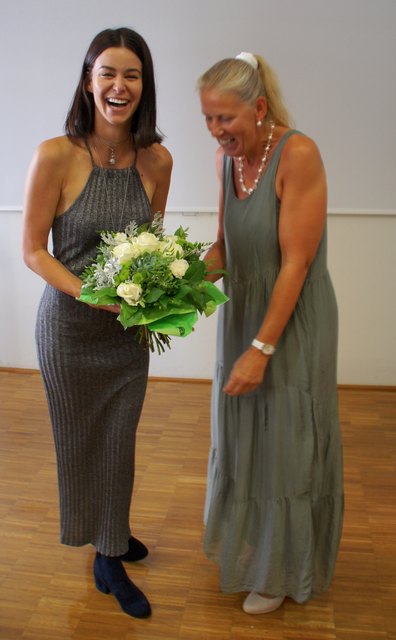 Das Model und die Schüler: Kerstin Lechner besucht ihre ehemalige ...