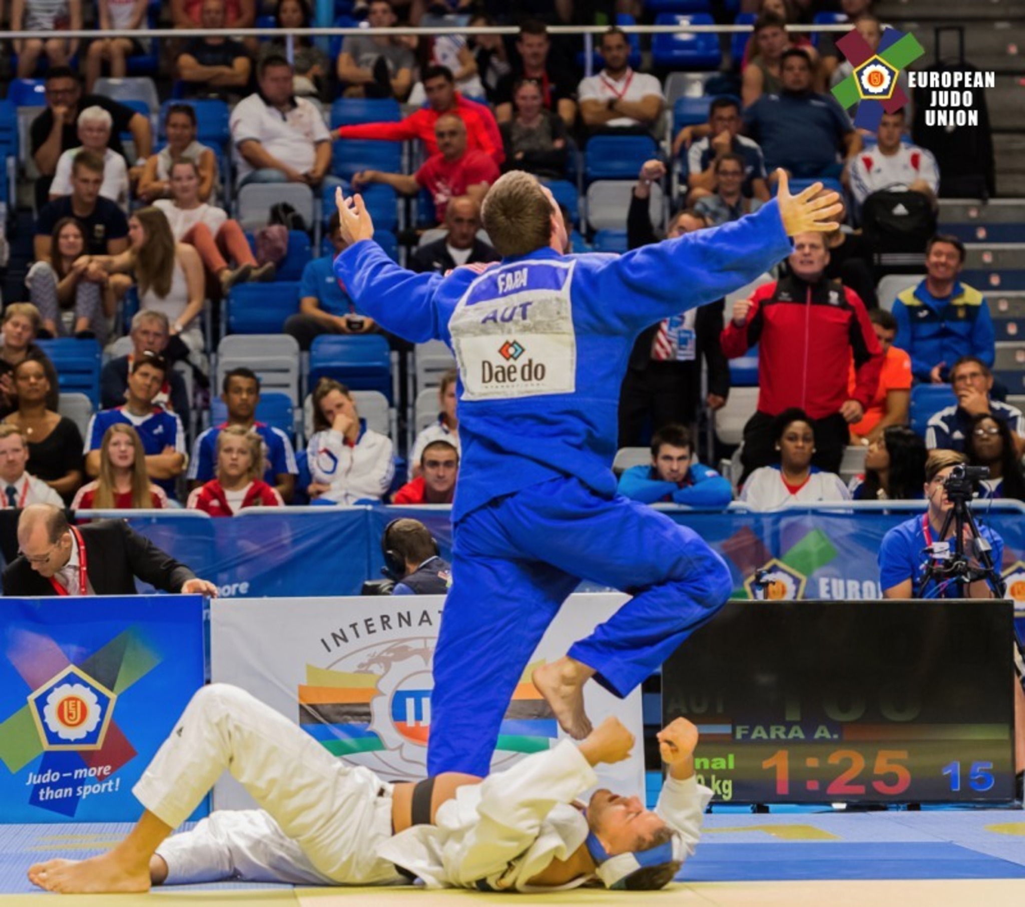 Aaron Fara ist Judo Junioren Europameister! - Mödling