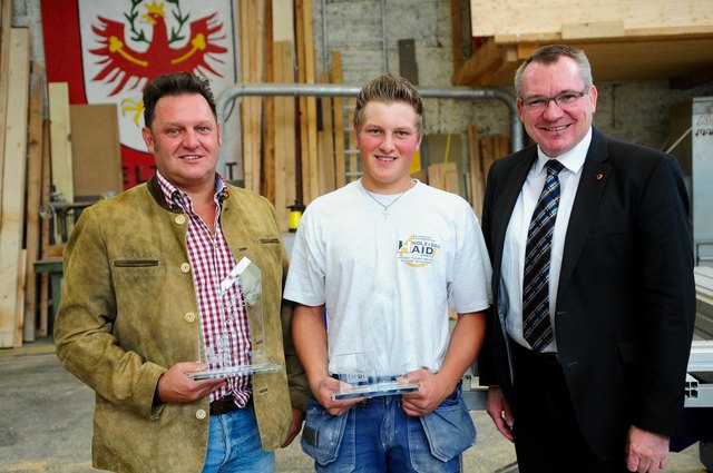 Lehrling des Monats August: Joseph Haid aus Birgitz - Westliches ...