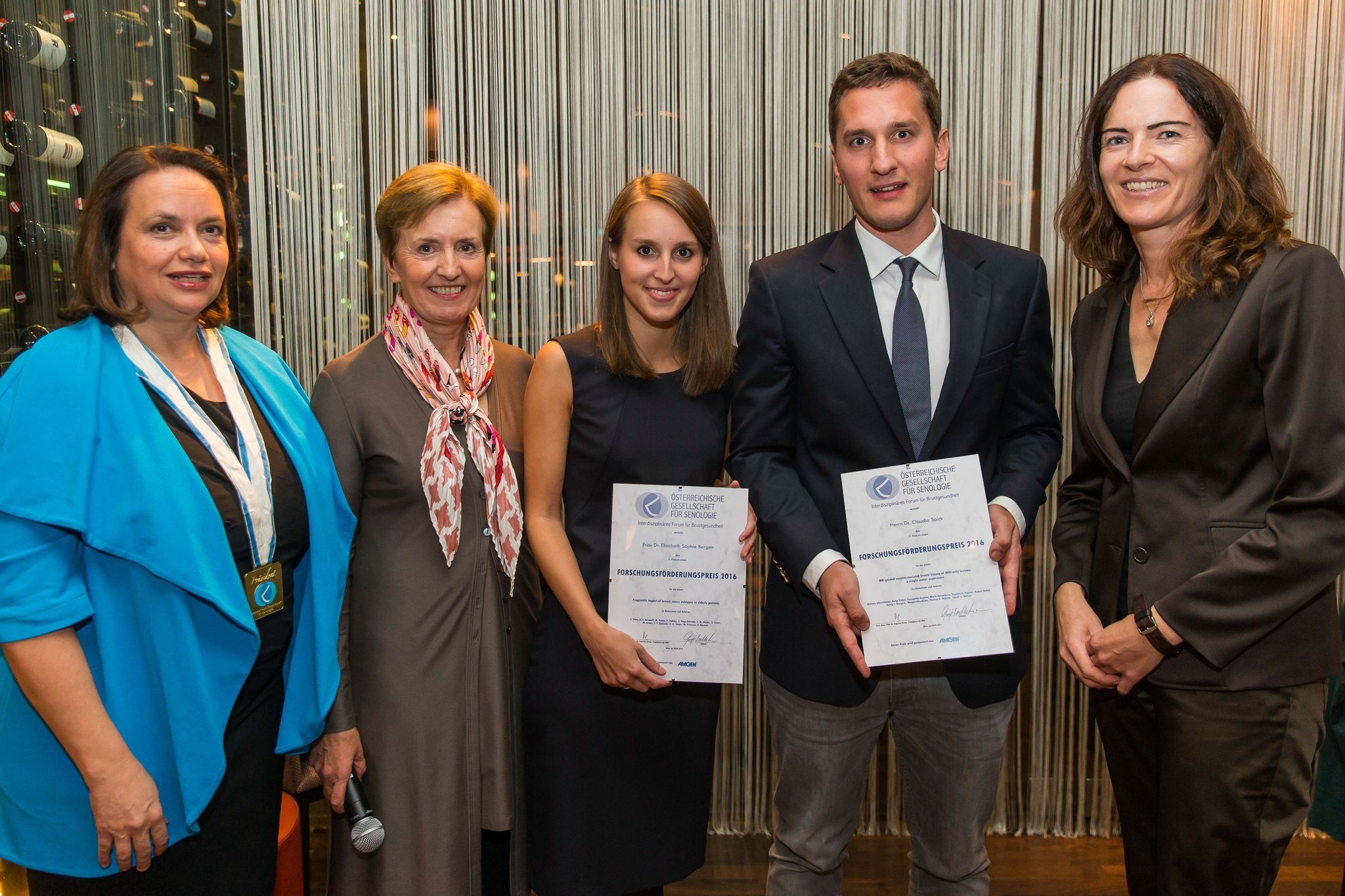 Elisabeth Sophie Bergen und Claudio Spick erhielten Amgen ...