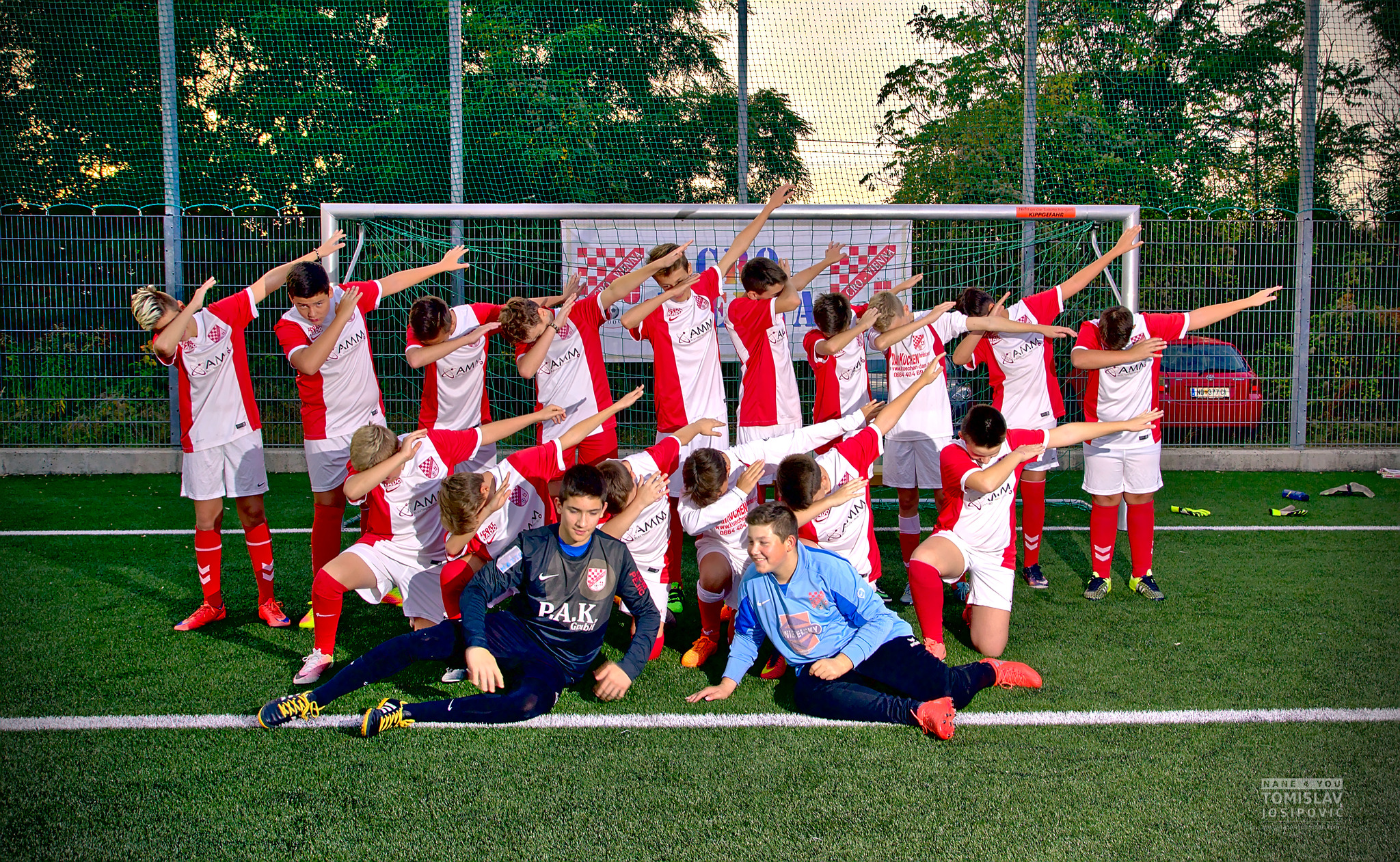 SK CRO VIENNA / U14 - Das Mannschaftsfoto einmal anders! - Favoriten