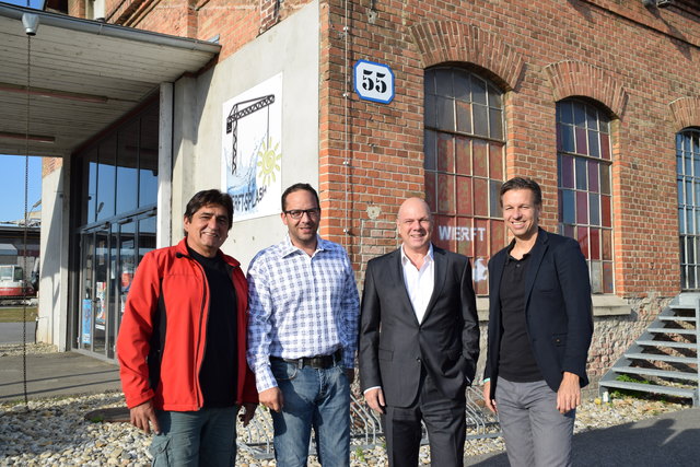 Schon jetzt Leben in der Werft - Korneuburg