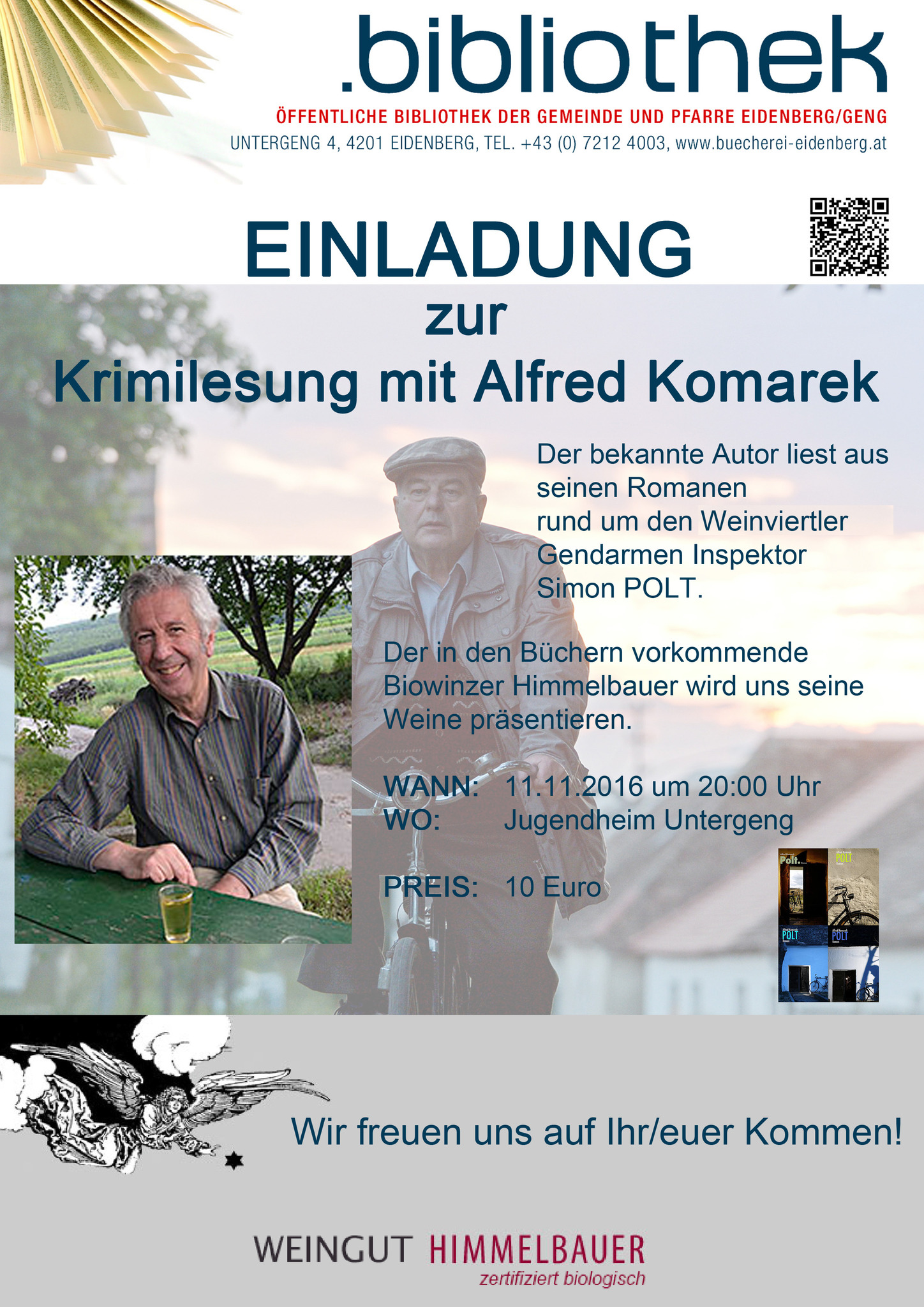 Lesung mit Alfred Komarek - Urfahr-Umgebung