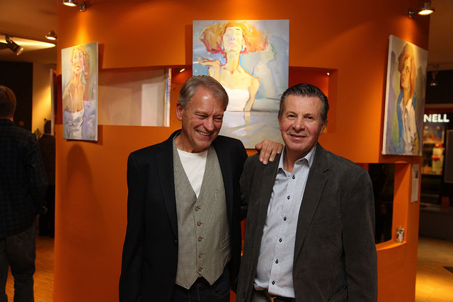 Vernissage: Prof. Franz R. Nagele und Dr. Karl Schnabl im Physiotherm ...