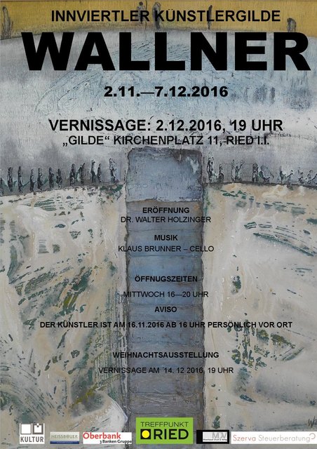 Vernissage "Anblick" von Robert Wallner in Ried - Ried