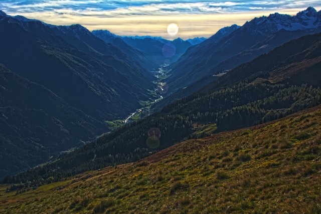 Blick ins Paznauntal - Landeck