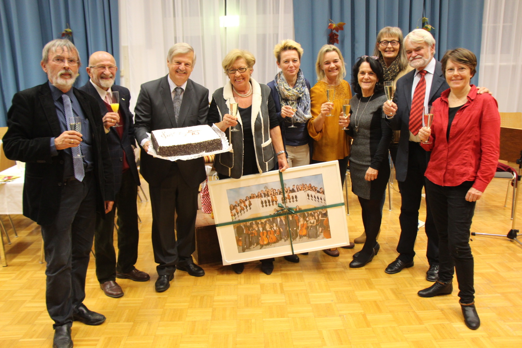 Philharmonie Marchfeld feiert 70er von Obfrau Maria Prager - Gänserndorf