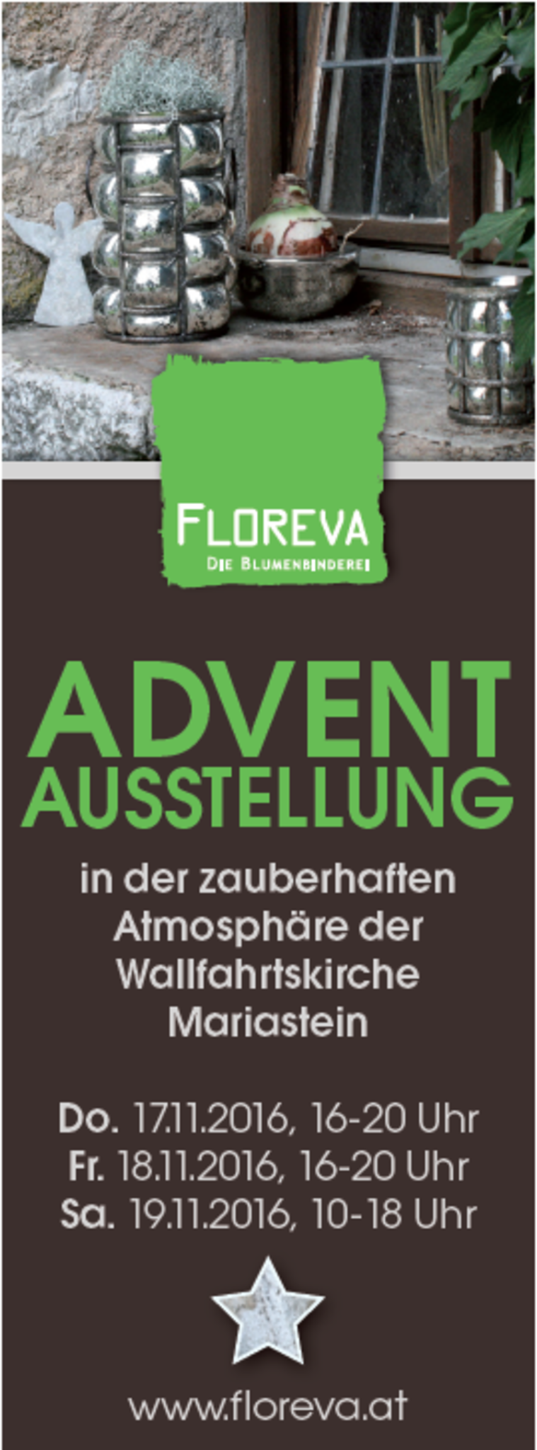 Floreva Weihnachtsausstellung in Mariastein - Kufstein
