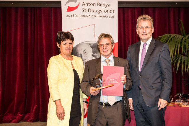 Anton-Benya Preis 2016 für Oswald Zangerle - Innsbruck