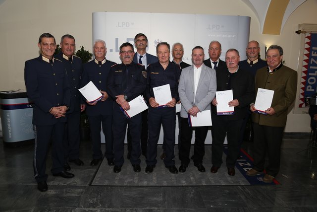 Tirols Polizei dankte vier Routiniers aus dem Bezirk Kufstein - Kufstein