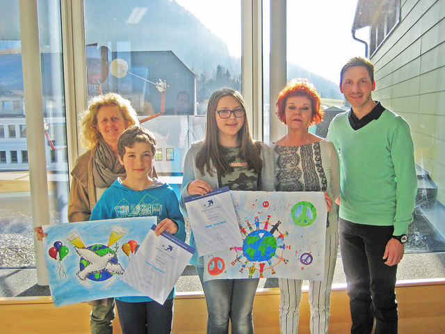Lionsclub Lungau kürte die Sieger des Friedensplakatwettbewerbs - Lungau