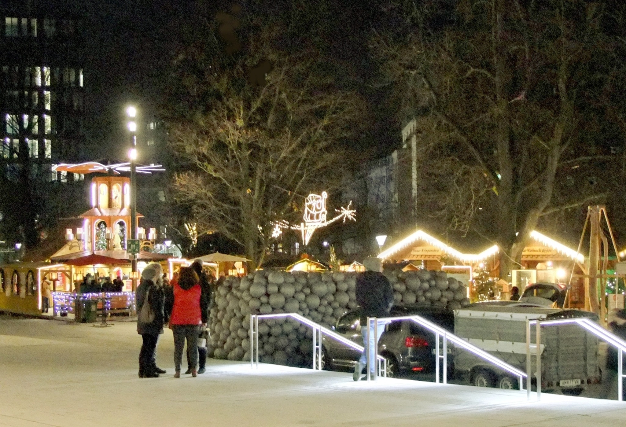 Der Weihnachtsmarkt im Linzer Volkgarten - Linz