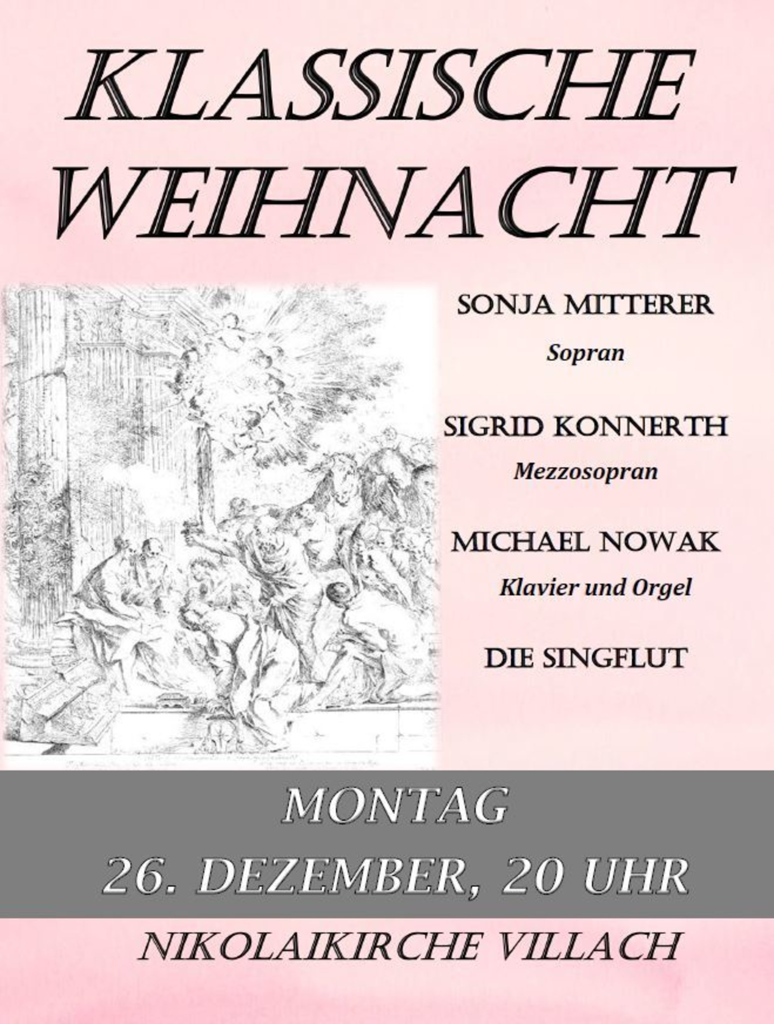 Klassische Weihnacht mit Sigrid Konnerth, Sonja Mitterer, Michael Nowak ...