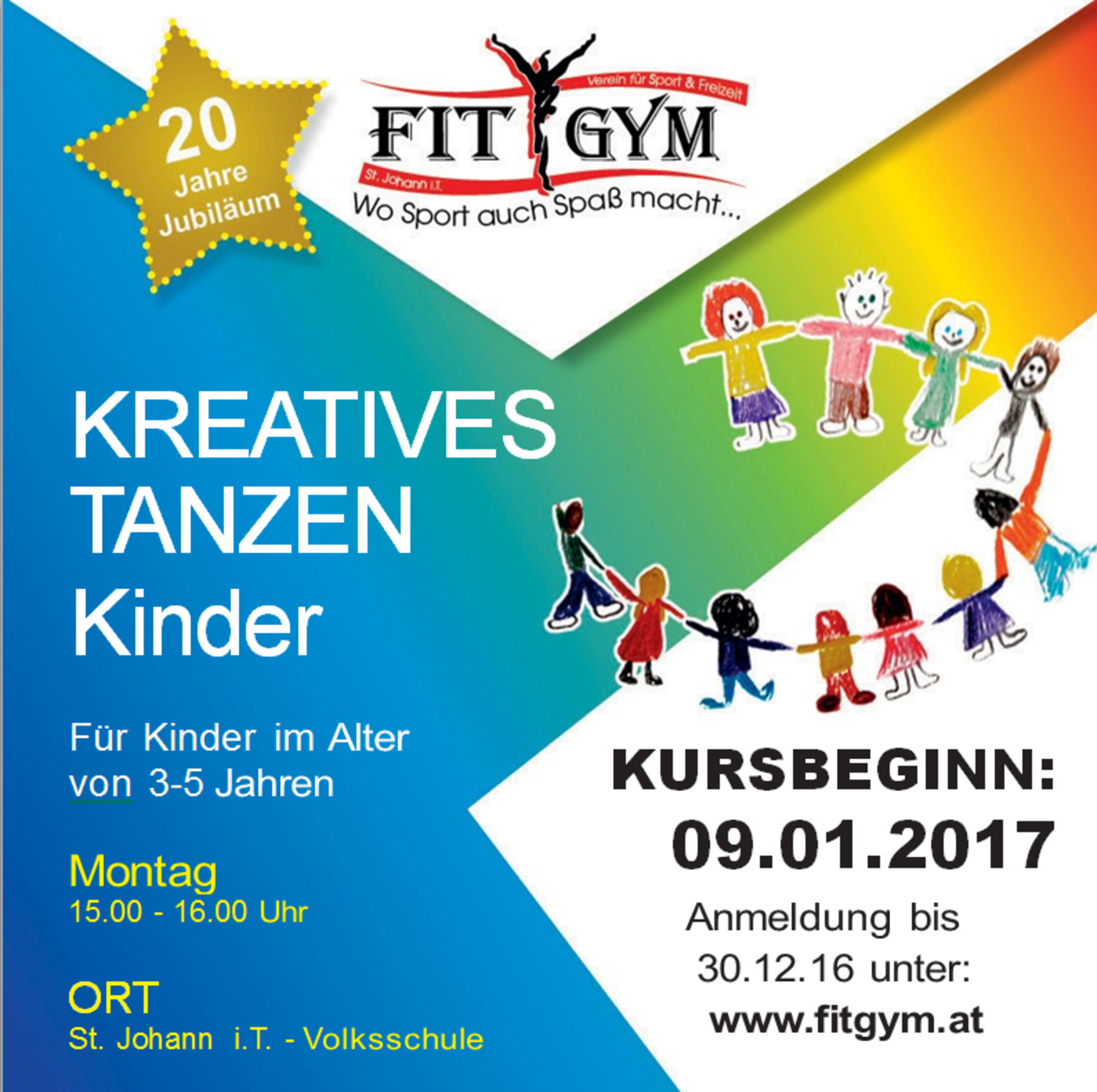 Kreativer Kindertanz für Kinder (3-5 Jahre) - Kitzbühel