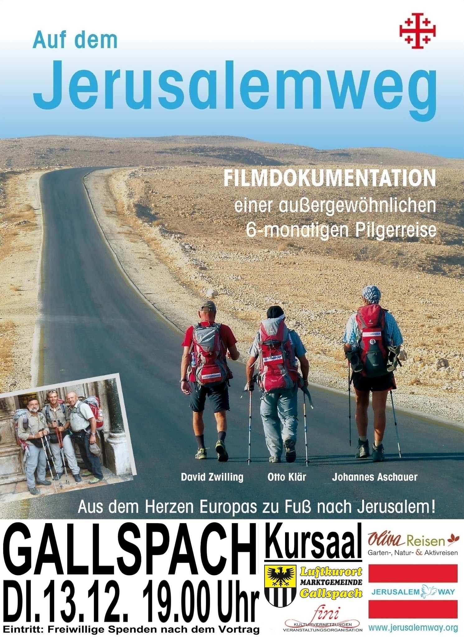 David Zwilling - Johannes Aschauer - Otto Klär kommen nach Gallspach ...