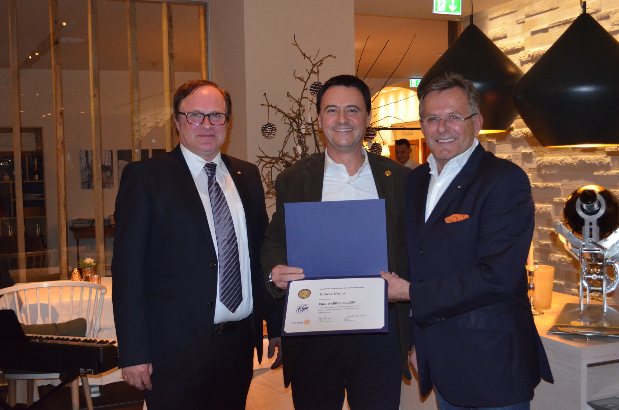 Paul Harris Fellow für Robert Kuhar - Tennengau