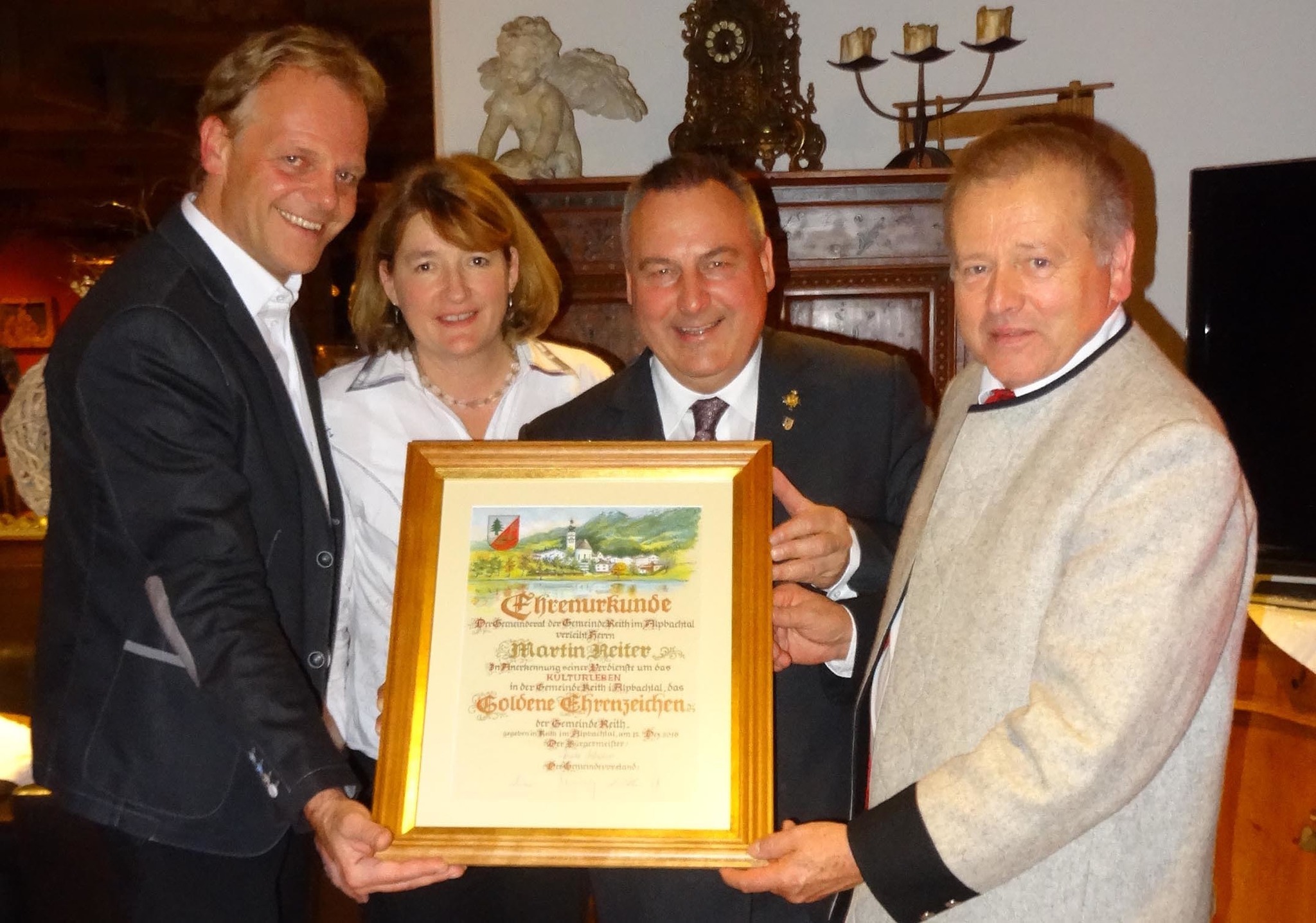 Goldenes Ehrenzeichen für Martin Reiter - Kufstein