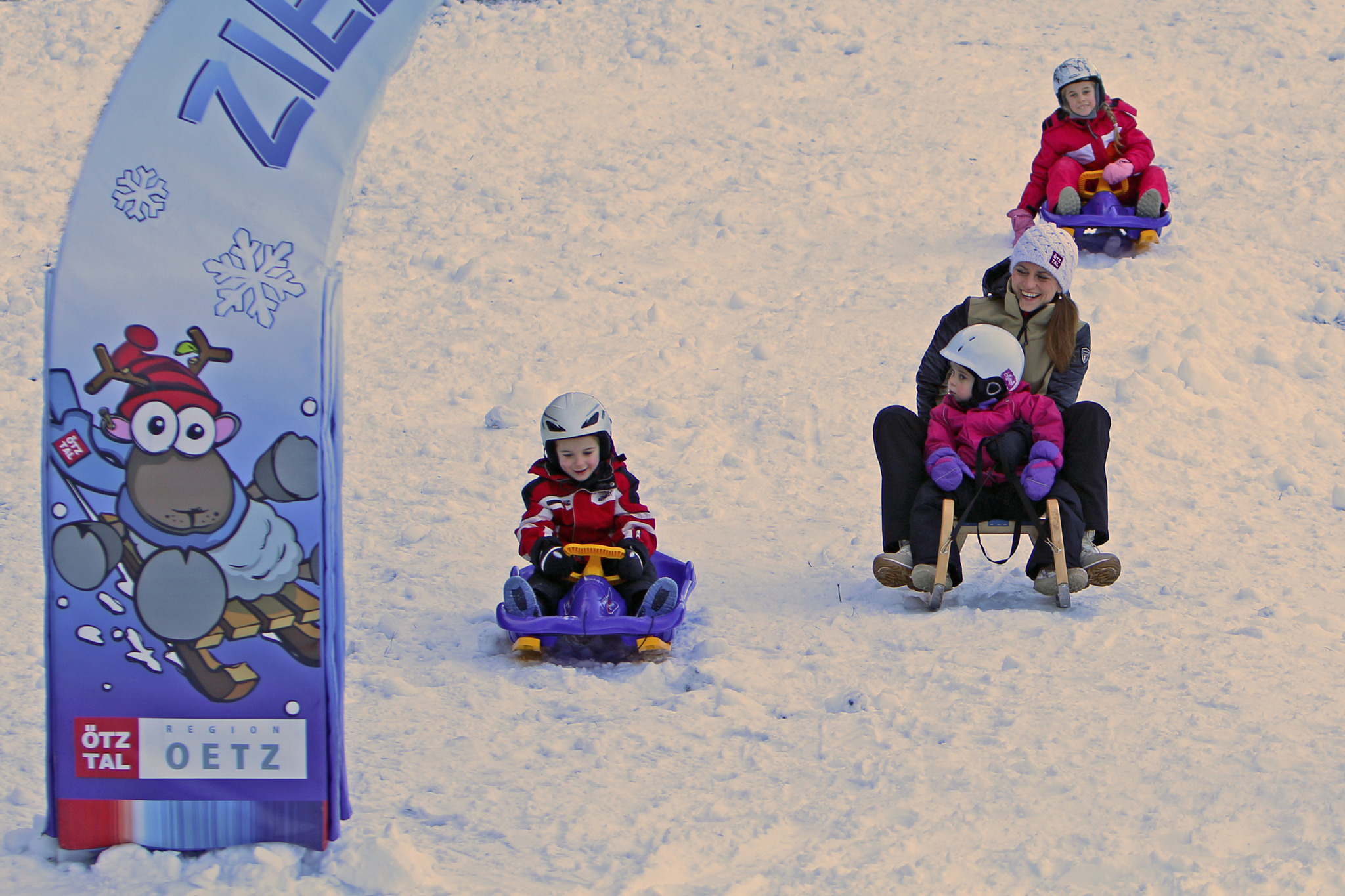 Rodelbahn in Piburg in Betrieb - Imst