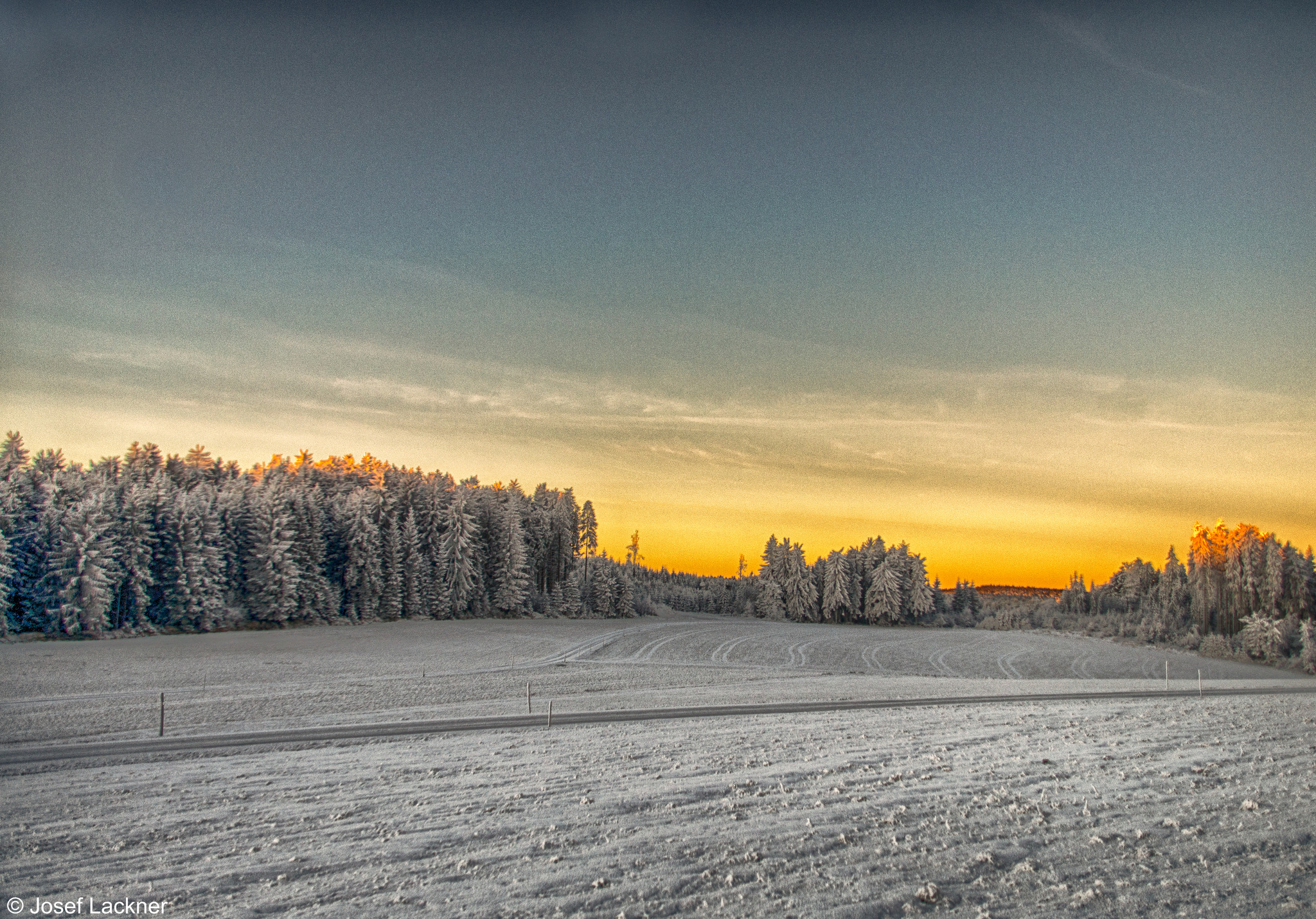 Sonnenaufgang Weidenegg nähe Bad Traunstein - Zwettl