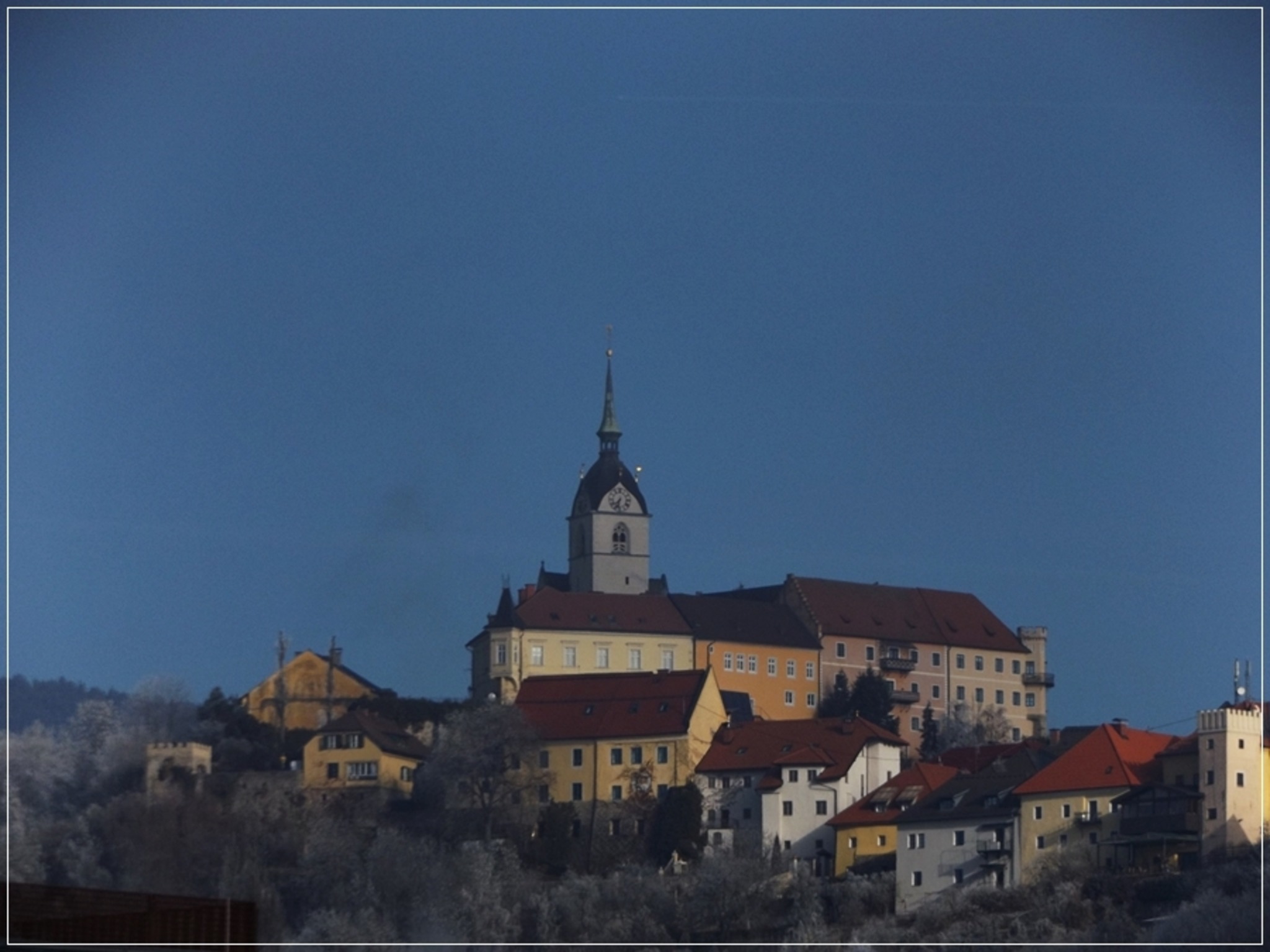 Blick Richtung Altstadt in Althofen mit einer kleinen Raureifstimmung 2 ...