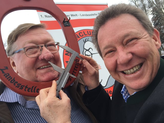 Ein Weltmeister beim Neujahrstreffen des Österreichischen Nasenclubs ...