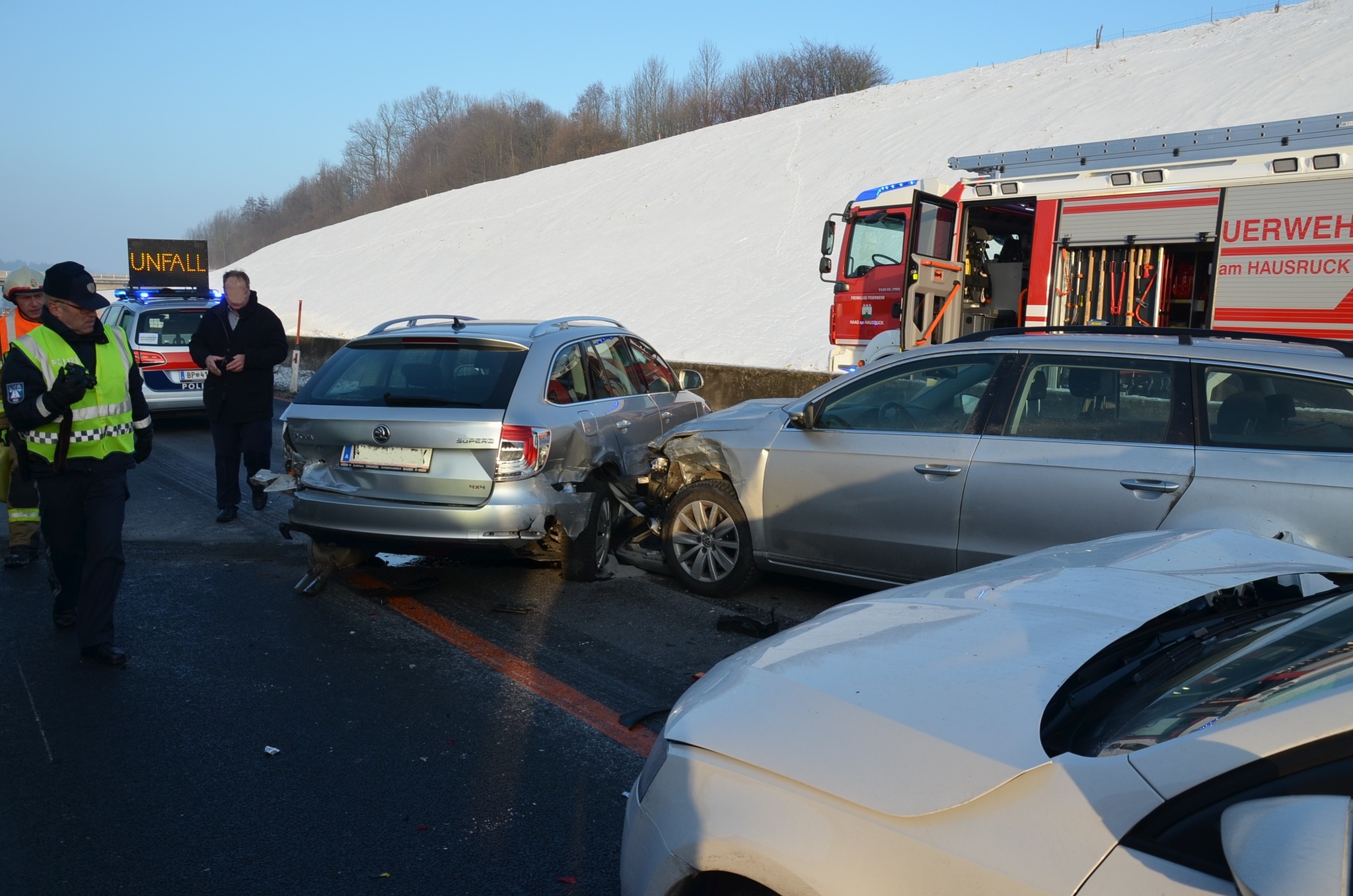 Blechschaden auf der Autobahn - Grieskirchen & Eferding