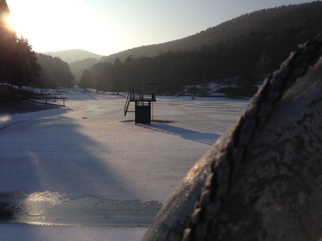 Stausee Forchtenstein - auch im Winter ein Paradies - Mattersburg