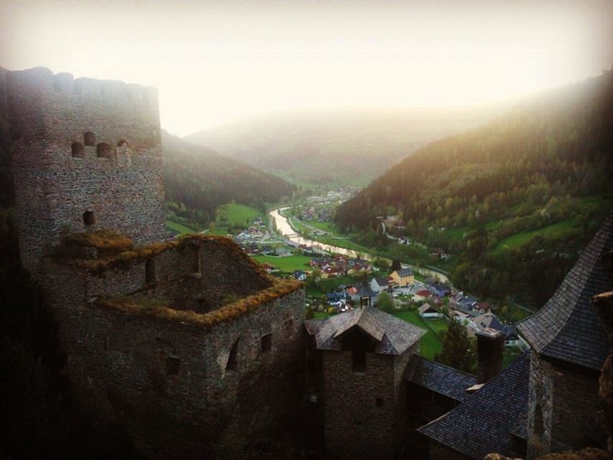 Ramingstein von der Burg Finstergrün aus - Lungau