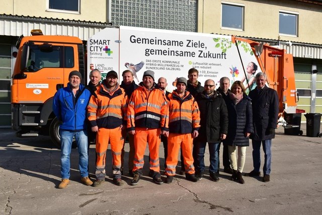 Neues Hybrid-Müllauto ab Februar im Einsatz - Salzburg-Stadt