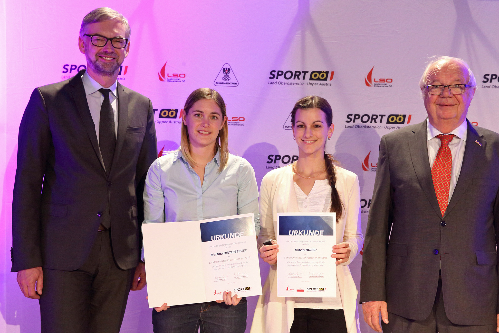 Katrin Huber vom ETV Enns erhielt Landesmeister-Ehrung - Enns