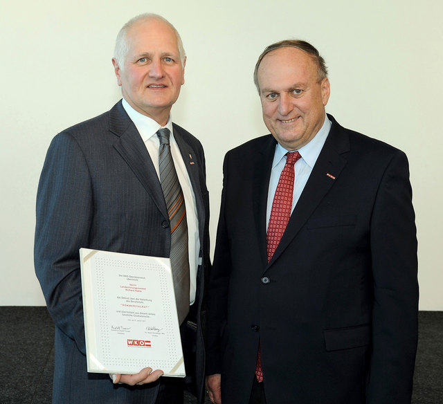 Auszeichnung für Landesinnungsmeister Richard Hable - Wels & Wels Land