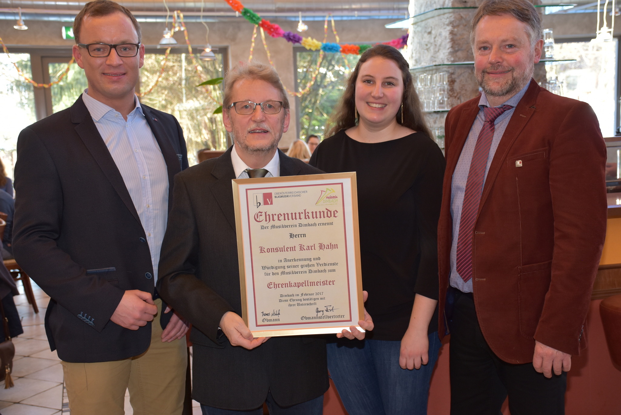 4 Jahrzehnte Kapellmeister Karl Hahn - Perg