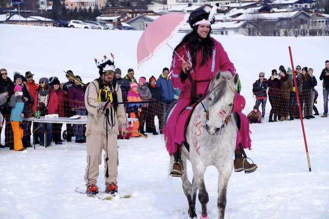 Spaßiges Skijöring in Angerberg - Kufstein