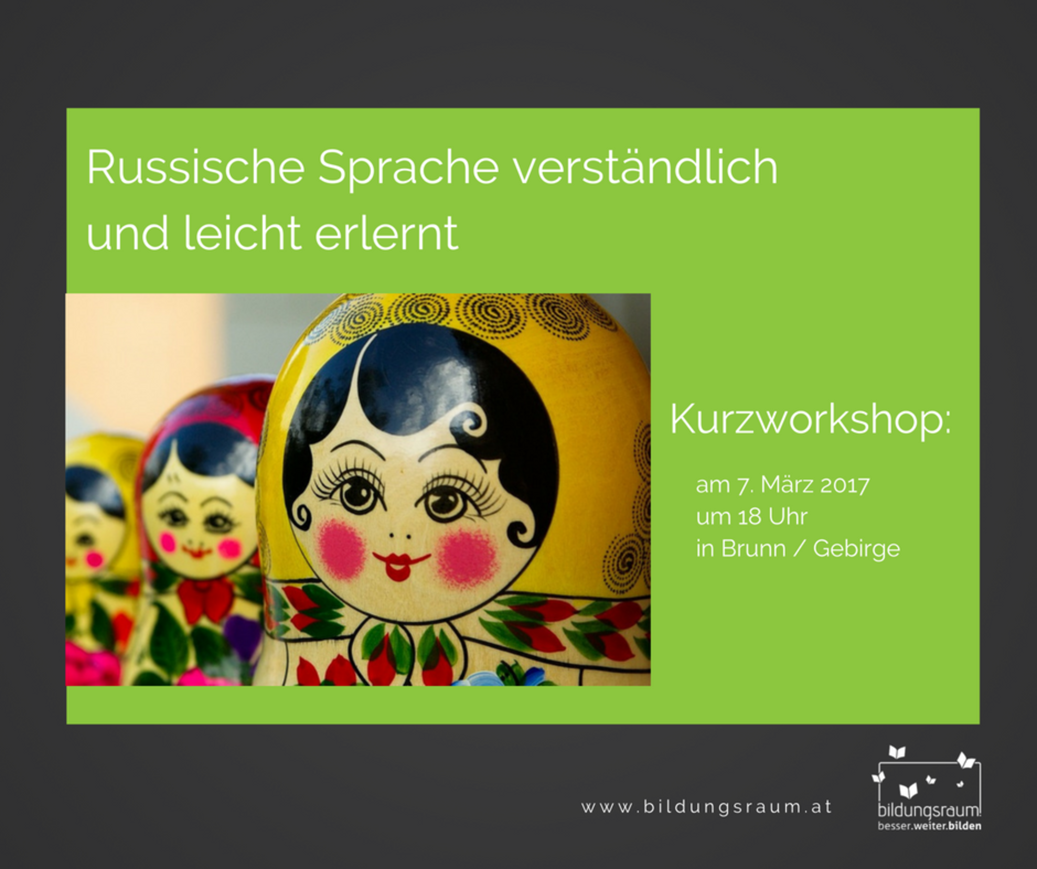 Russische Sprache verständlich und einfach erlernt - Top Thema - Mödling