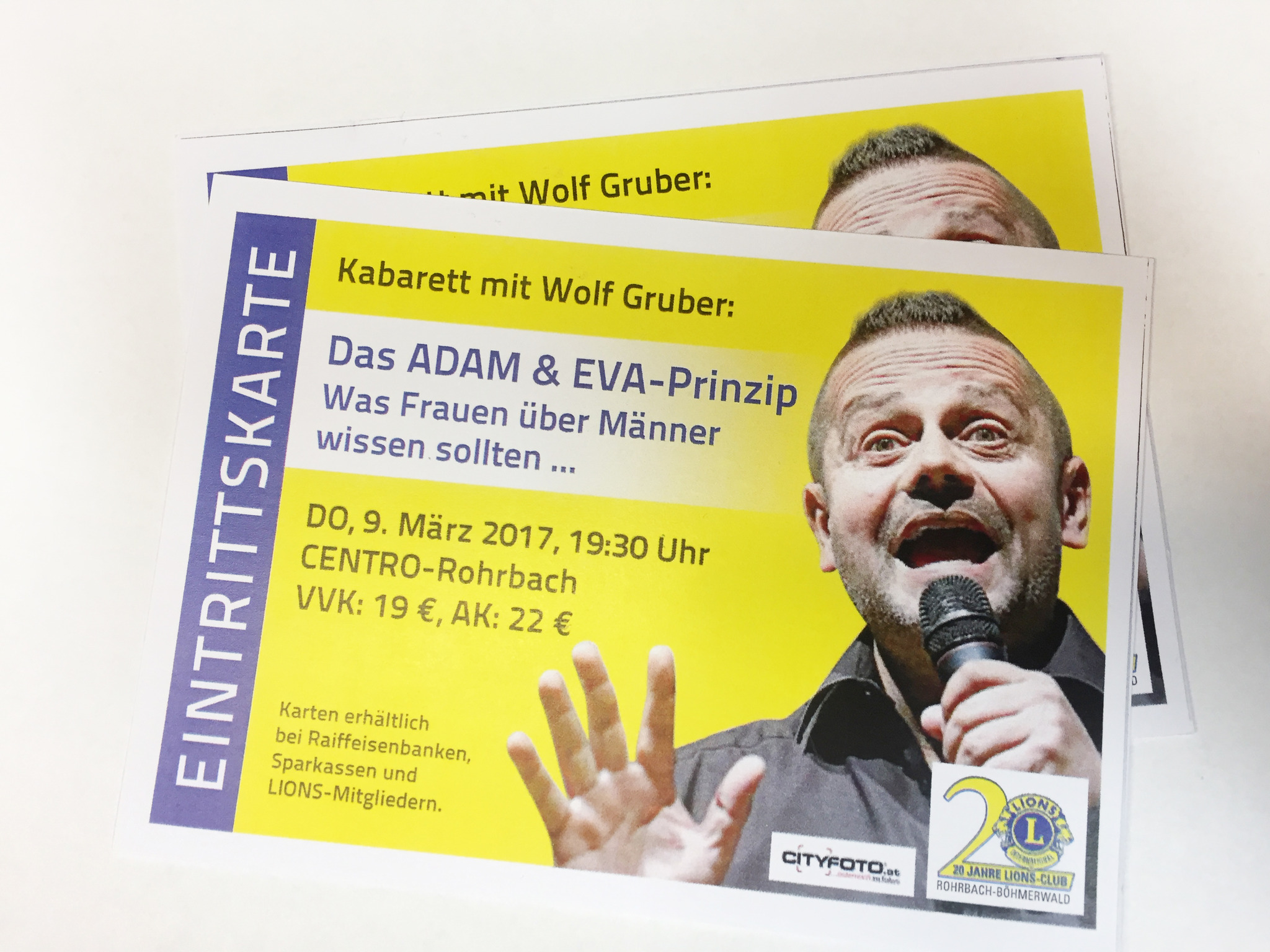 Kabarett mit Wolf Gruber in Rohrbach - Rohrbach