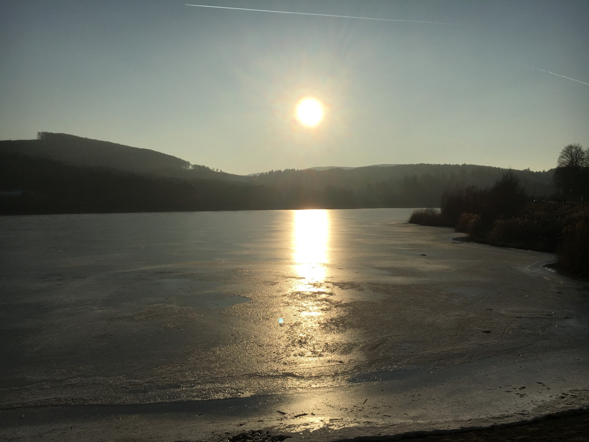 Sonnenuntergang am Wienerwaldsee - Purkersdorf