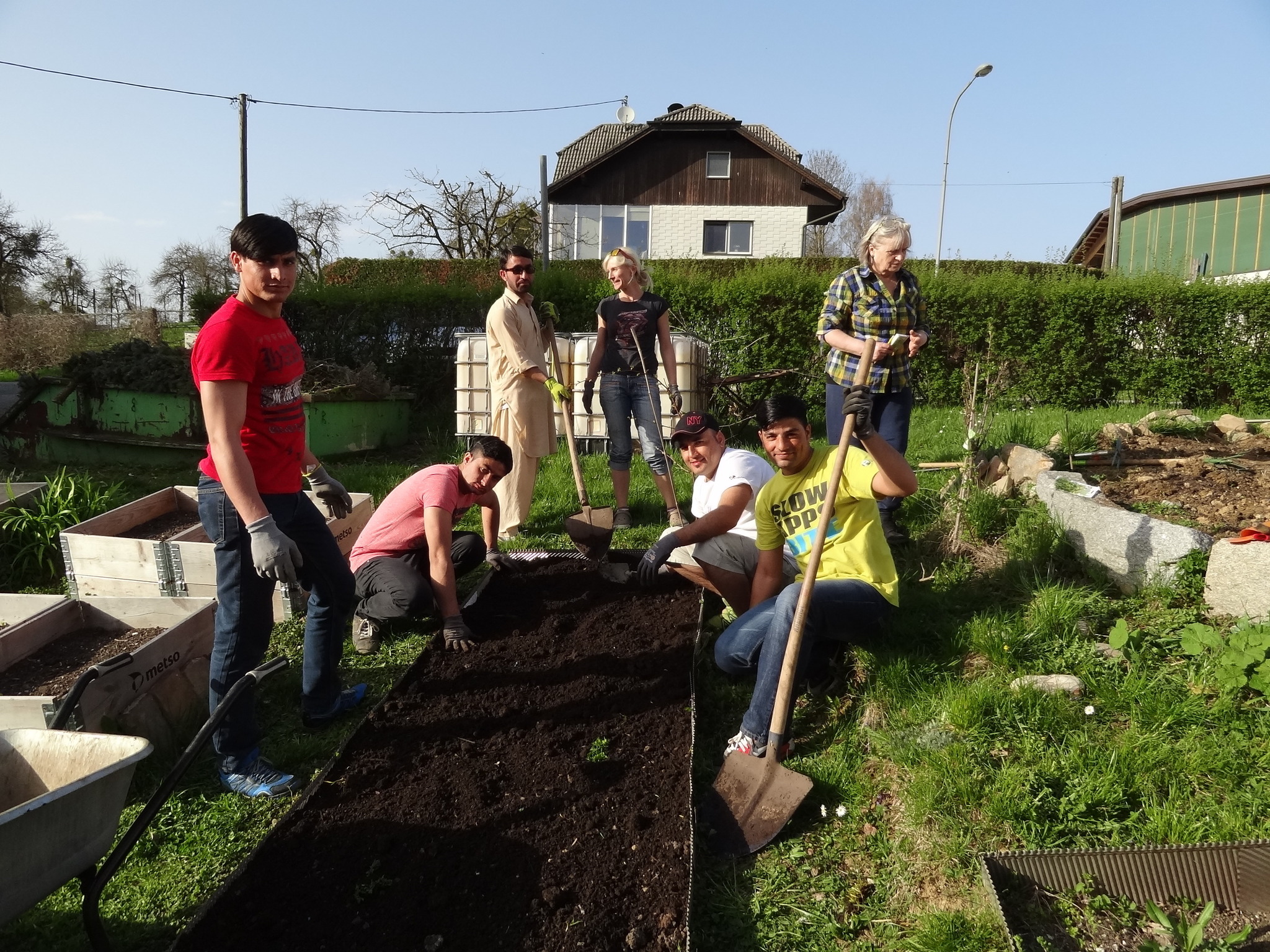 Alle zusammen für eine gute Ernte - Linz-Land