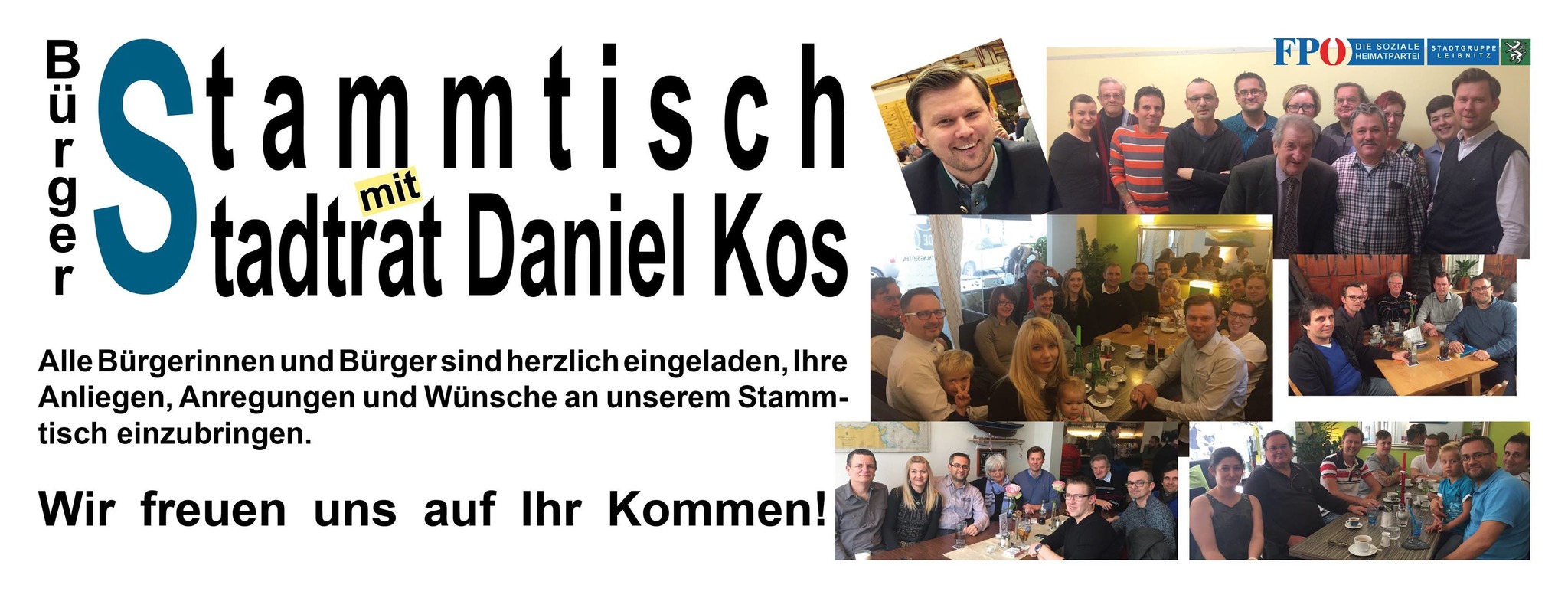 Bürgerstammtisch mit Stadtrat Daniel Kos - Leibnitz