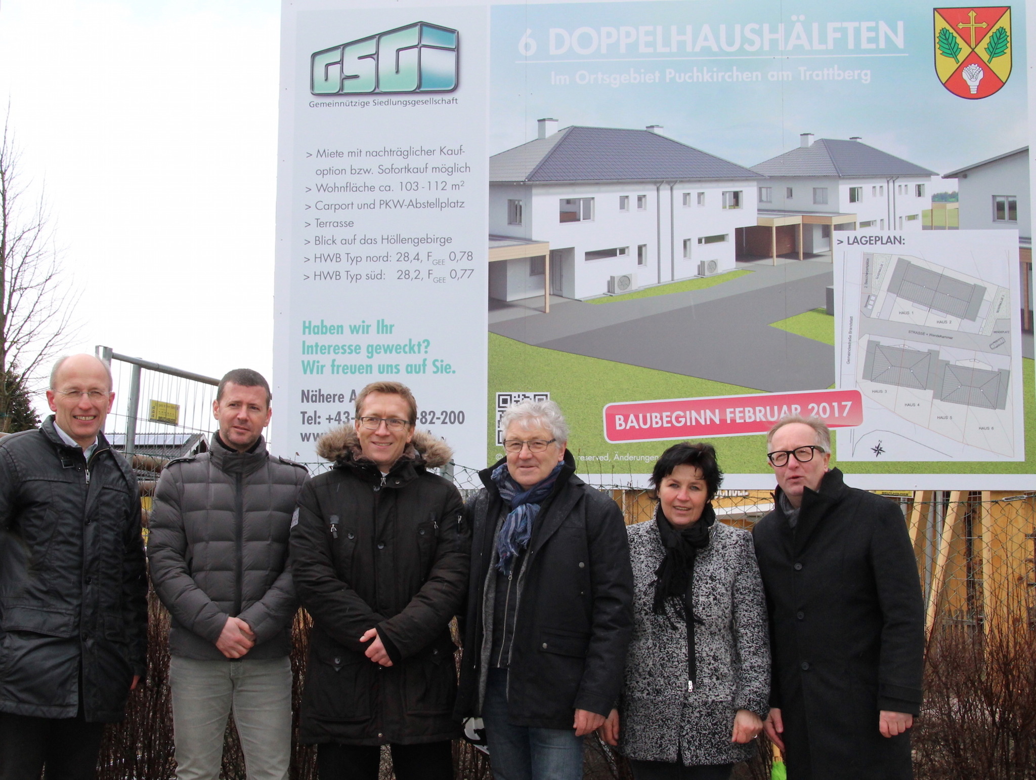 GSG lud zum Spatenstich in Puchkirchen - Vöcklabruck