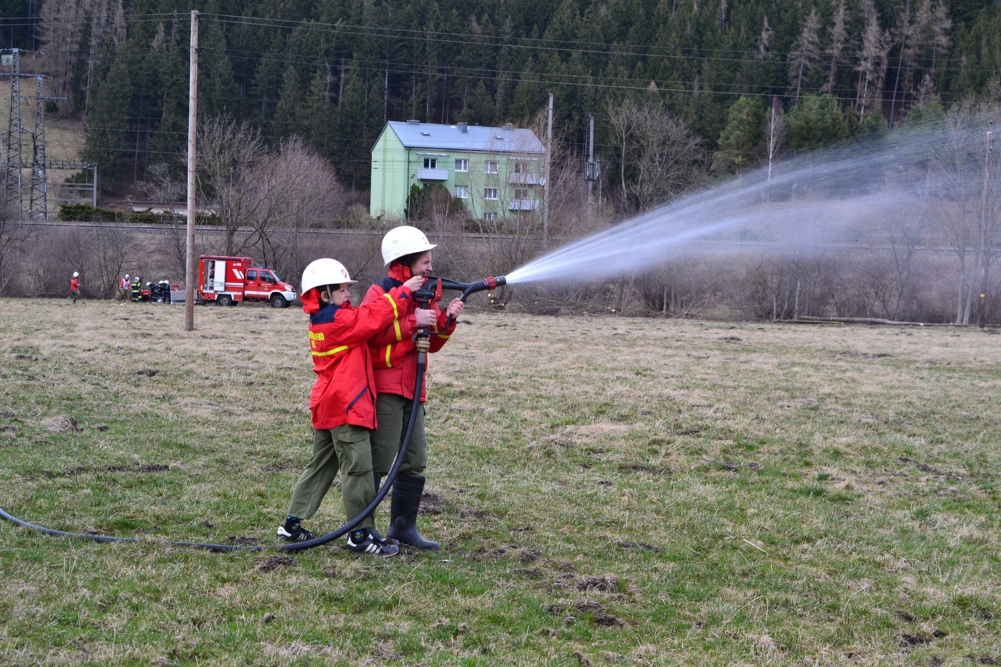 Feuerwehrjugend Seiz probte Ernstfall - Leoben