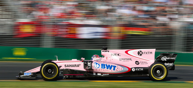 Formel 1: Force India im rosafarbenen BWT-Design - Vöcklabruck