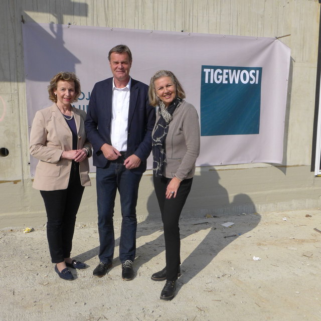 Firstfeier für Wohnanlage in Hall - Hall-Rum