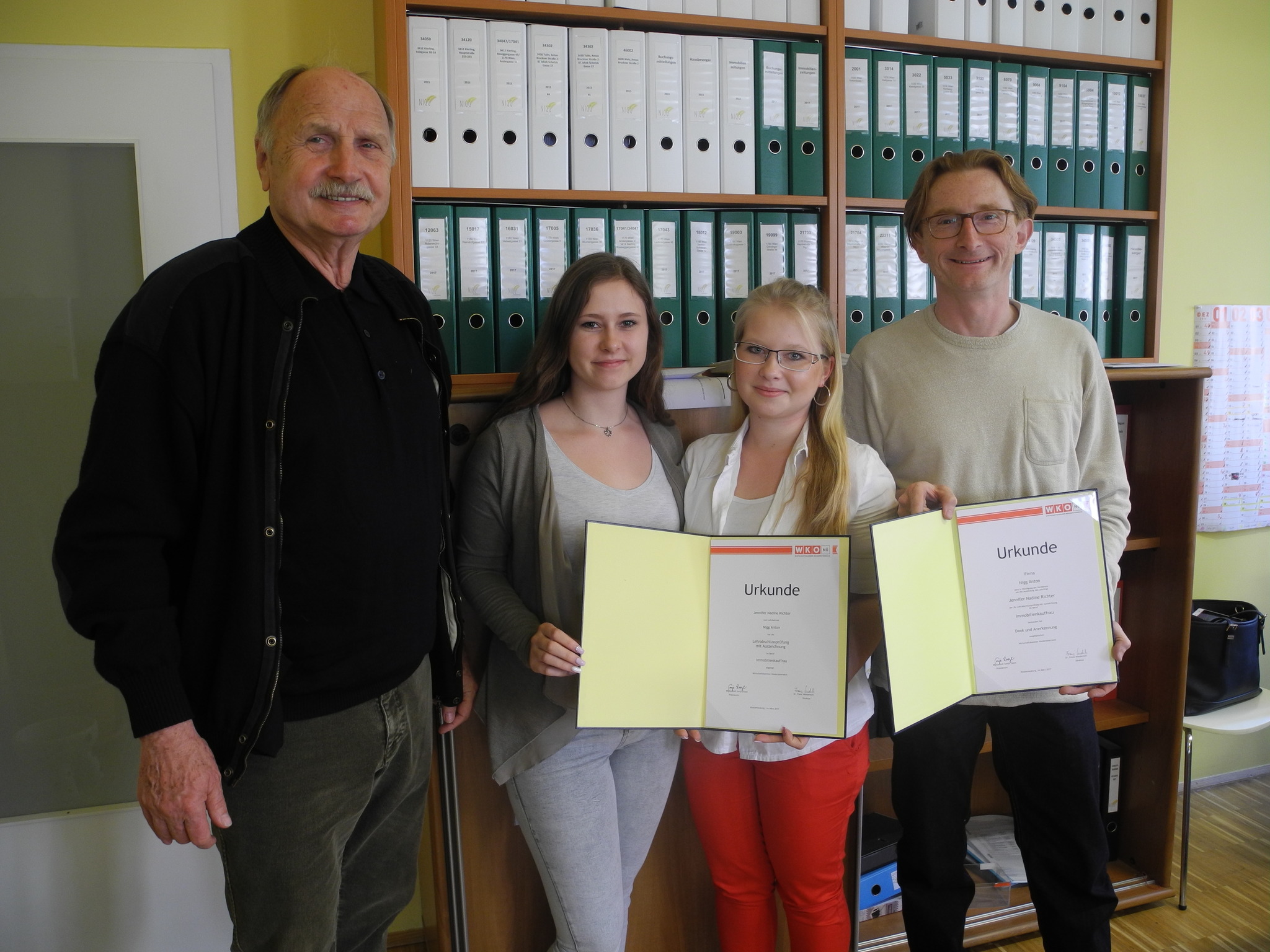 Ausgezeichnete Lehre von Jennifer Richter - Klosterneuburg