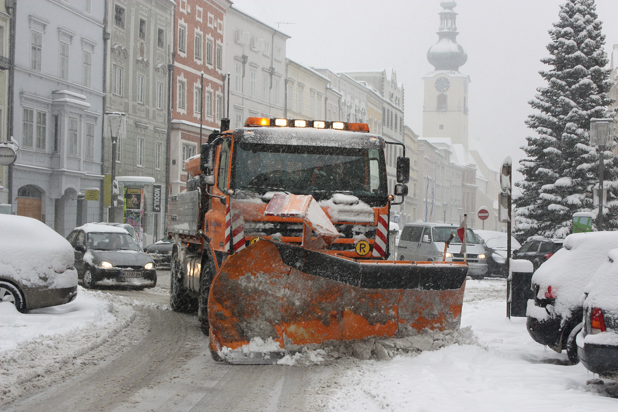 Strenger Winter: mehr Einsätze und höhere Kosten in Wels - Wels & Wels Land